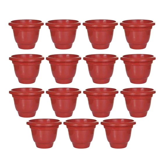 Garden Plastic Pot (6 Pcs. Set) | Perfect for Home Garden, Indoor or ...